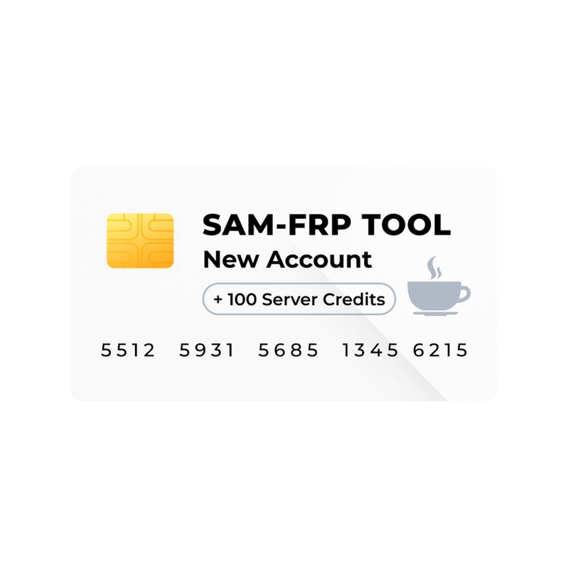 Sam-FRP Tool - cuenta nueva con 100 créditos del servidor - GsmServer